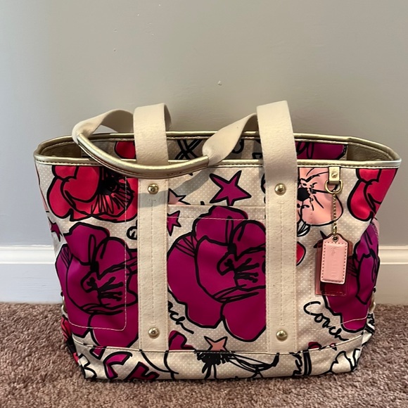 Coach | Bags | Coach Poppy Collection Totecrossbody | Poshmark